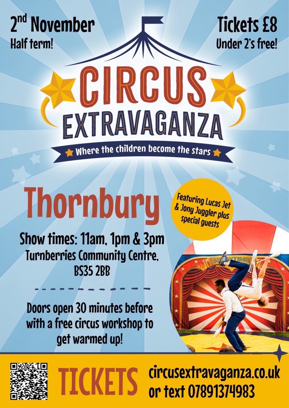 Circus Extravaganza – Circus show & Workshop – Sunday 2nd November ...